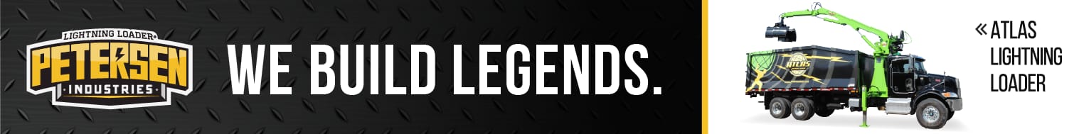 Atlas Lightning Loader® Heavy-Duty Grapple Truck | - Petersen Industries