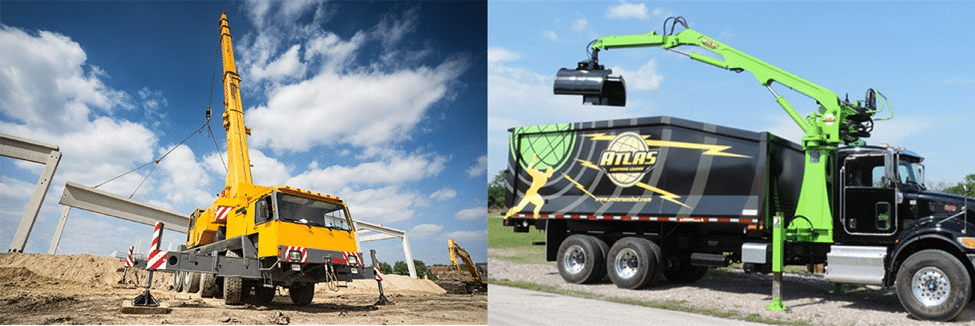 Lightning Loader Grapple Truck vs. Crane - Petersen Industries