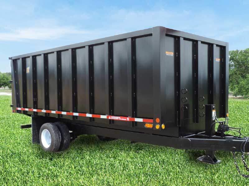 TT2 Trash Dump Trailer | Garbage Trailer - Petersen Industries